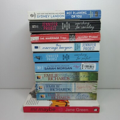 Lot of 10 Contemporary Romance Paperback Books | eBay
