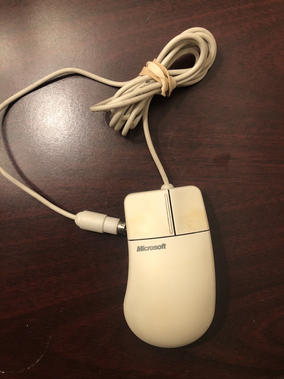 RARE Microsoft 2.1a Part No 63607 Ps/2 Compatible Mouse for sale online ...
