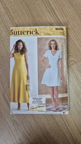 Butterick Sewing Pattern 6850 Dress 6-22 Palmer Pletsch Expertl Fit ...