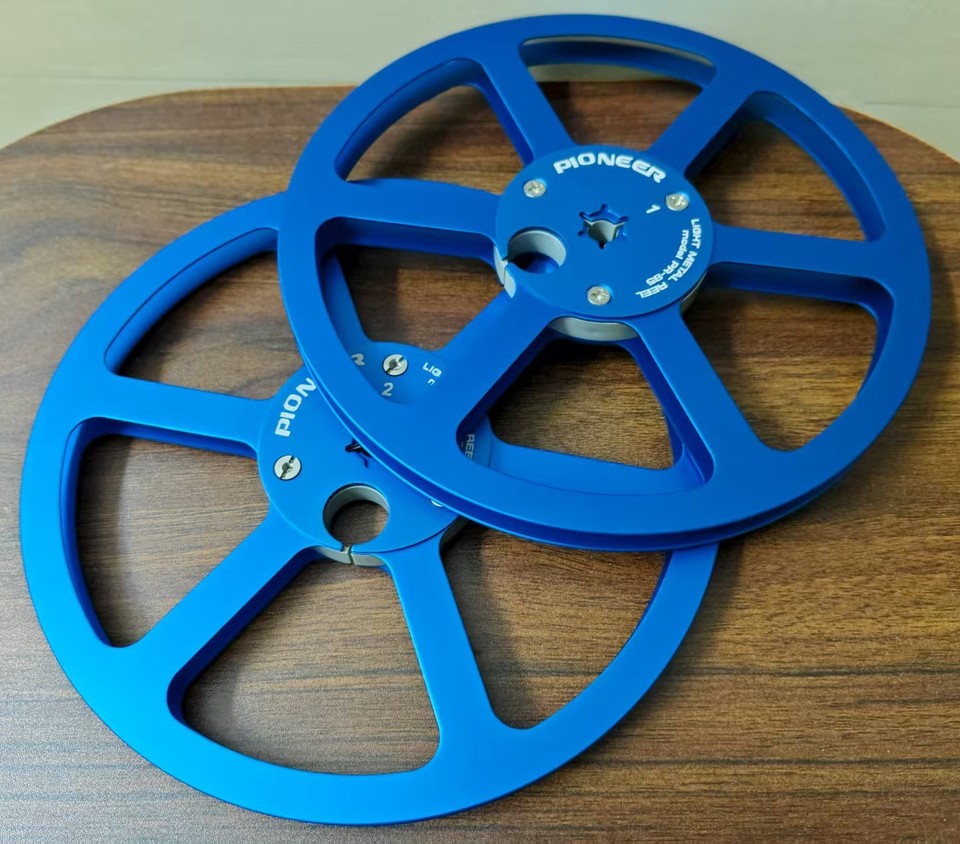 7 Inch Metal Reels Aluminum Pair For Pioneer Reel To Reel Deck RT-707 ...