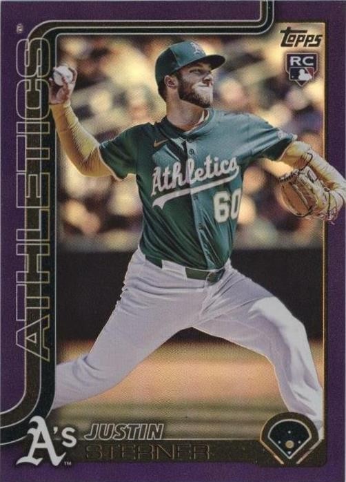 2025 Topps Update Series - Justin Sterner #US252 Purple Rainbow Foil ...