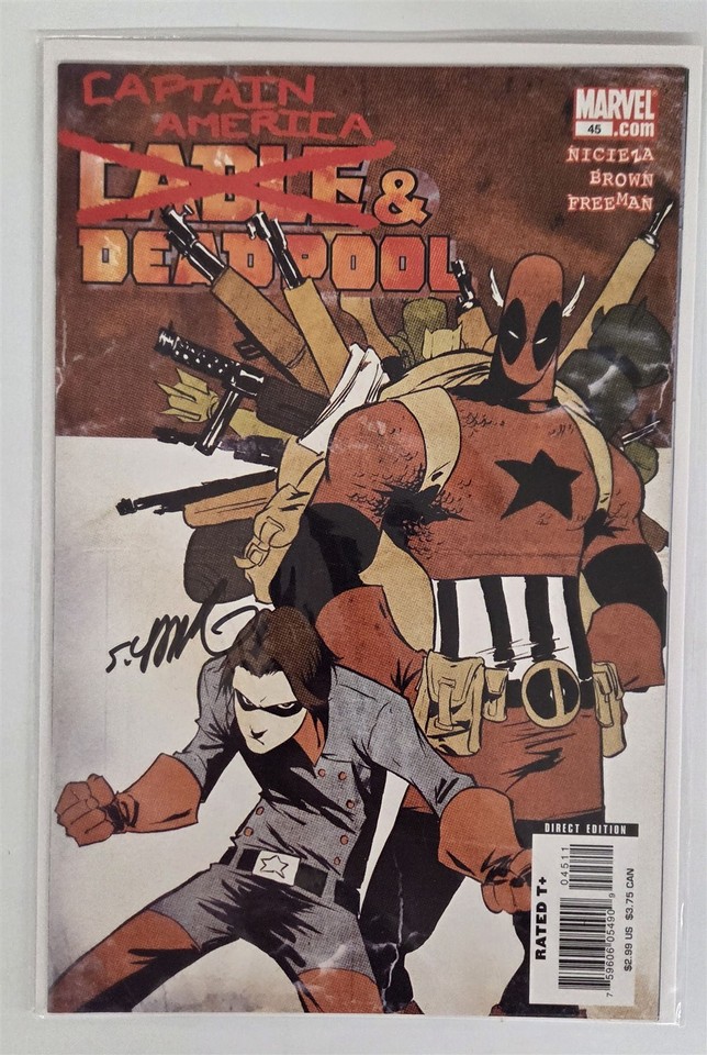 CABLE & DEADPOOL #45-50 MARVEL COMIC RUN LOT ALL SIGNED Skottie Young ...