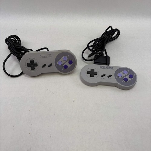 Broken Super Nintendo Entertainment System Controller Gamepad Lot of 2 ...