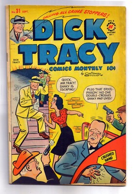 DICK TRACY #31 Shaky is Escaping! Vintage Harvey Comic Book ~ VG | eBay