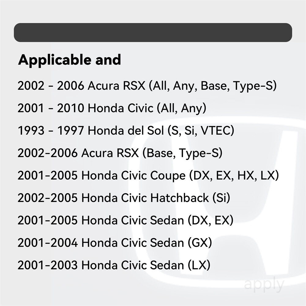 Rear Camber Control Arm Kit + Fittings For 01-05 Honda Civic 02-05 ...