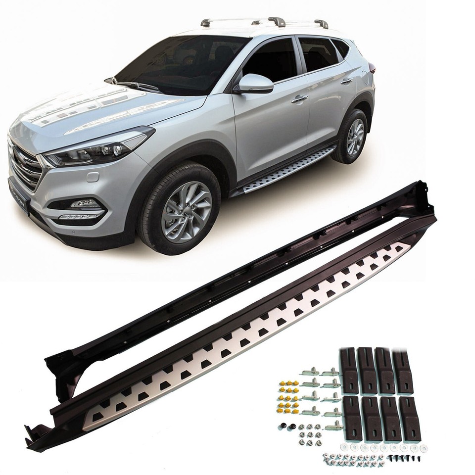 Running Boards Side Steps For Hyundai Tucson 2016-2021 Support | eBay