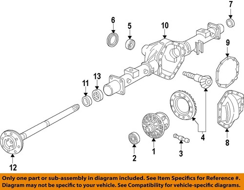 GM OEM 19-23 Sierra 1500 Rear Suspension Axle Housing-Front Seal ...