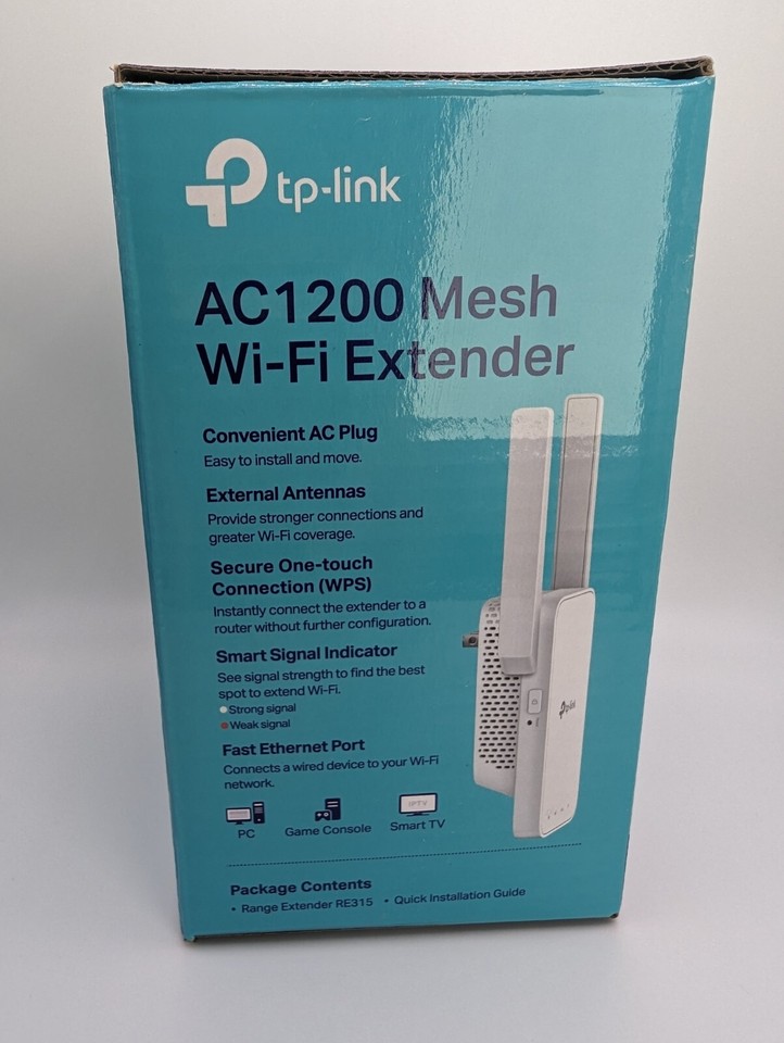 TP-LINK RE315 AC1200 Extender 840030701498 | eBay