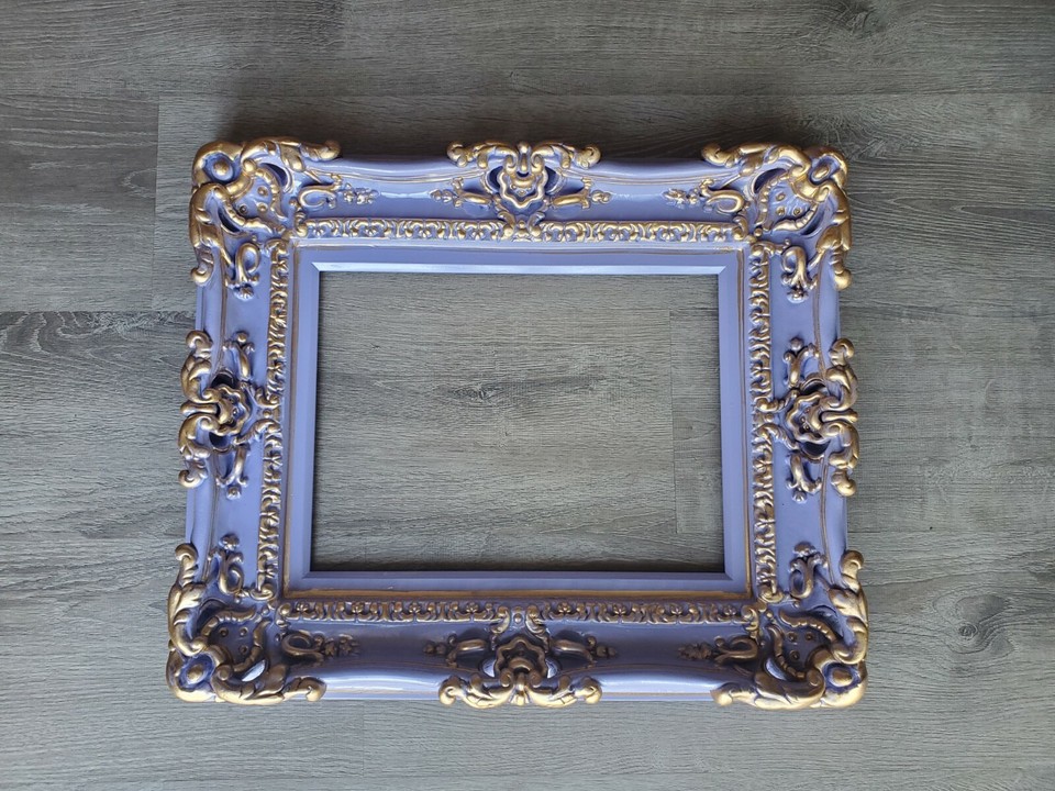 12x16 Vintage Ornate Baroque Wall Picture Frame, Mid Century Style ...