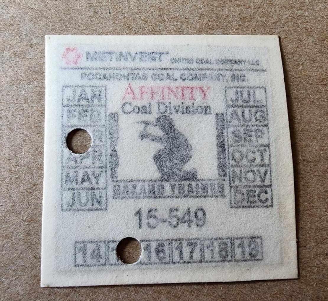 Affinity Coal 2015 Hazard Trained Safety Coal Mining Sticker Very Nice ...