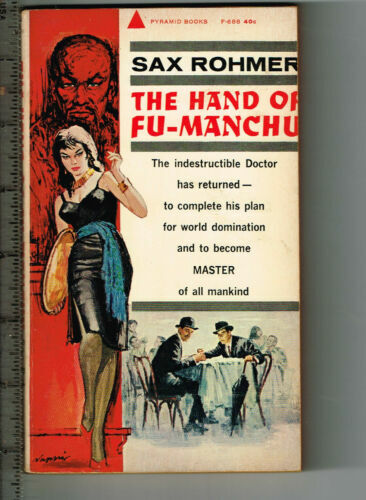 Vintage Paperback Pyramid Books Sax Rohmer THE HAND OF FU-MANCHU | eBay