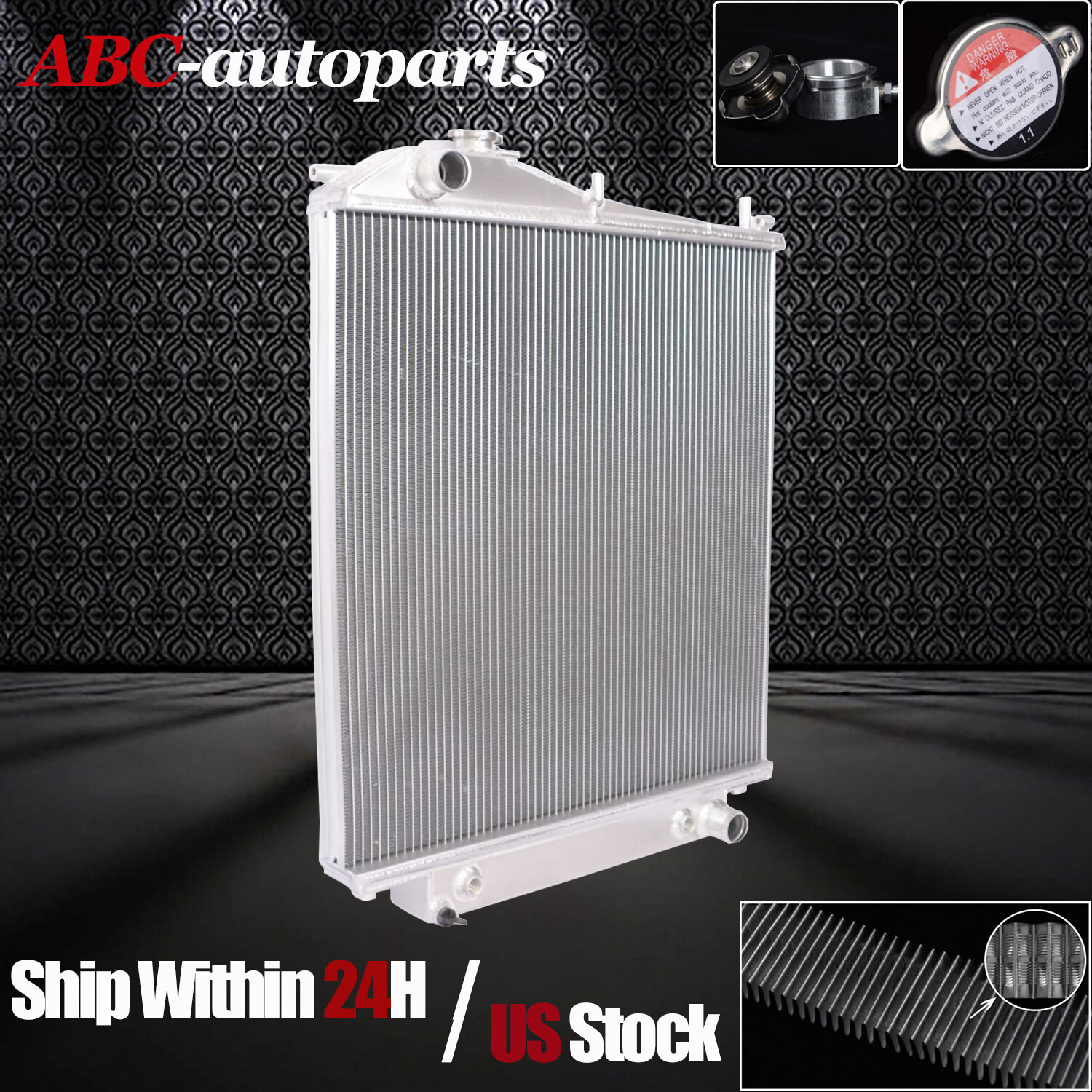 Full Aluminum Radiator For 2006-2010 Ford Explorer 4.0L V6 4.6L V8 (AT ...