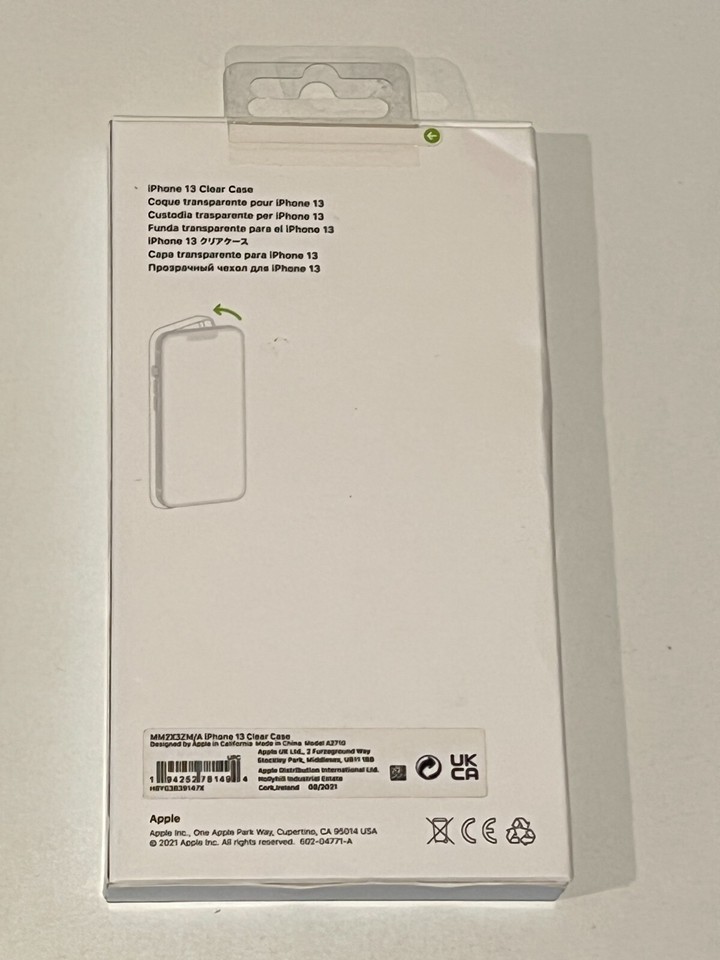 GENUINE Apple Clear Case w/ Magsafe iPhone 13 - Clear NEW SEALED ...