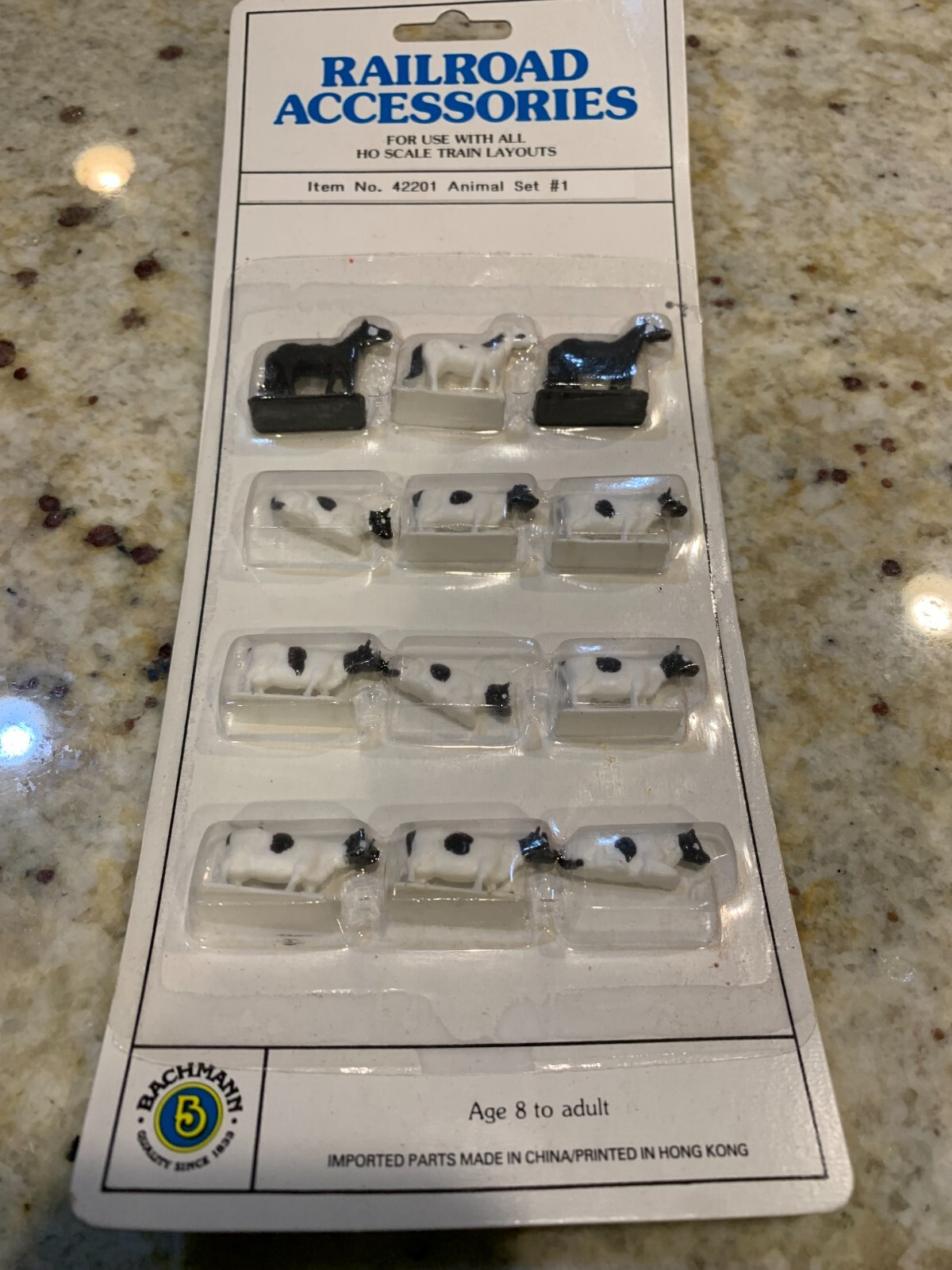 HO Scale Lot Bachmann Accessories Railroad Animal Set # 1 Item 42201 12 ...