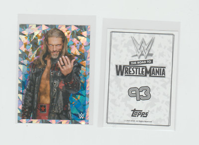 2021 Topps WWE Stickers The Road to Wrestlemania Edge Foil #93 | eBay
