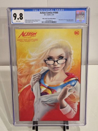 Action Comics #1060 Natali Sanders CGC 9.8 Michael Turner Homage ...