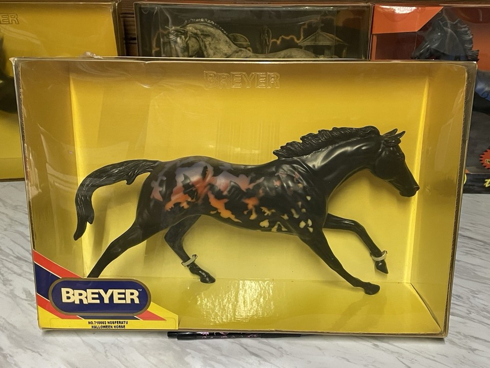 Breyer Lot of 7 Halloween Horses Cryptic, Phantasma, Illuminati, Nasferatu, etc. | eBay