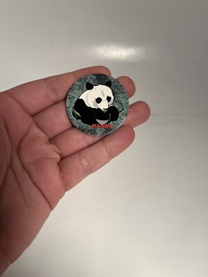 Vntg POG 1990s Panda Bear Bamboo China Cap Milk Top HTF RARE Toy Game ...