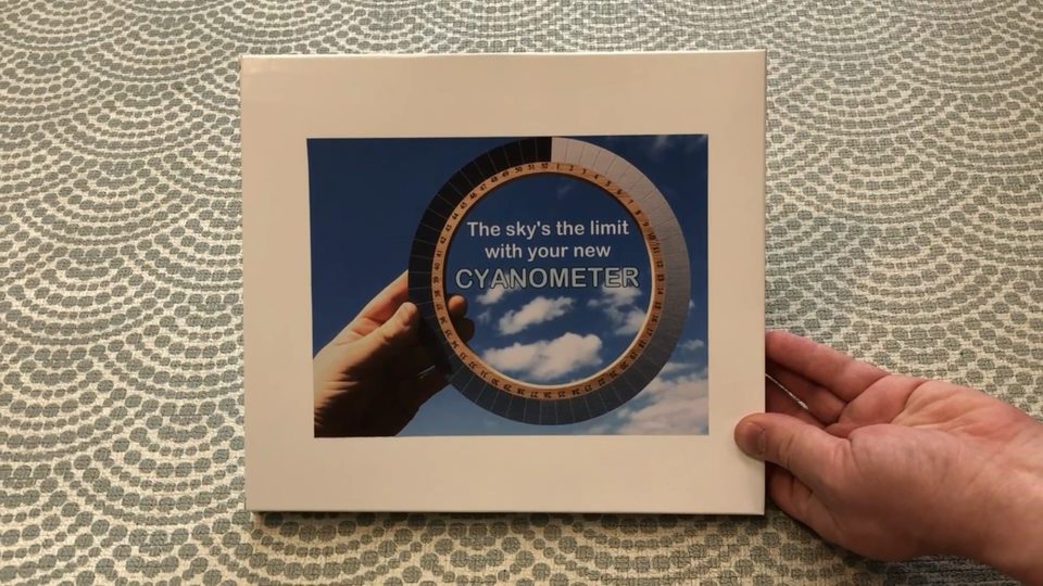 Bamboo Cyanometer. Includes certificate, info and box. | eBay