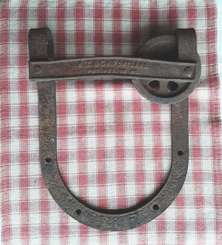 Horseshoe U Shape Cast Iron Barn Door Roller Hanger Portland Maine USA ...