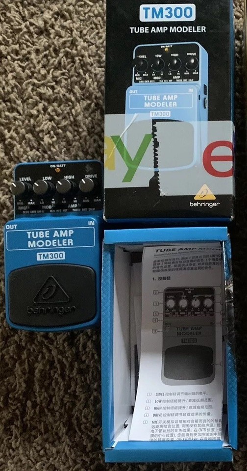 Behringer Pedal - Tube Amp Modeler In original box - Boss - Ibanez ...