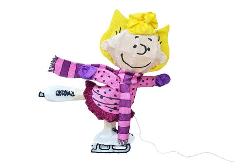 Peanuts Gang Ice Skating 32" 3D LED A Charlie Brown Christmas Decor | eBay