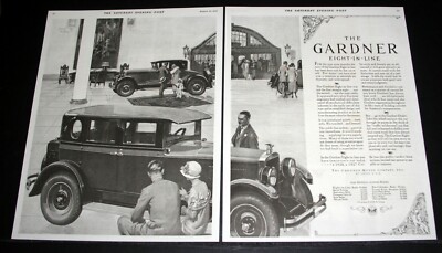 1925 OLD MAGAZINE PRINT AD, THE GARDNER "EIGHT-IN-LINE" SEDAN, FRED ...