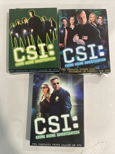 CSI: The Complete First Second Third & Season DVD Disc Set Lot 3 | eBay