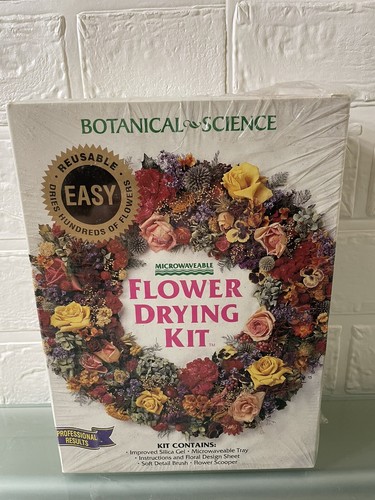 Botanical Science Microwavable Fun Flower Drying Kit Reusable Easy ...