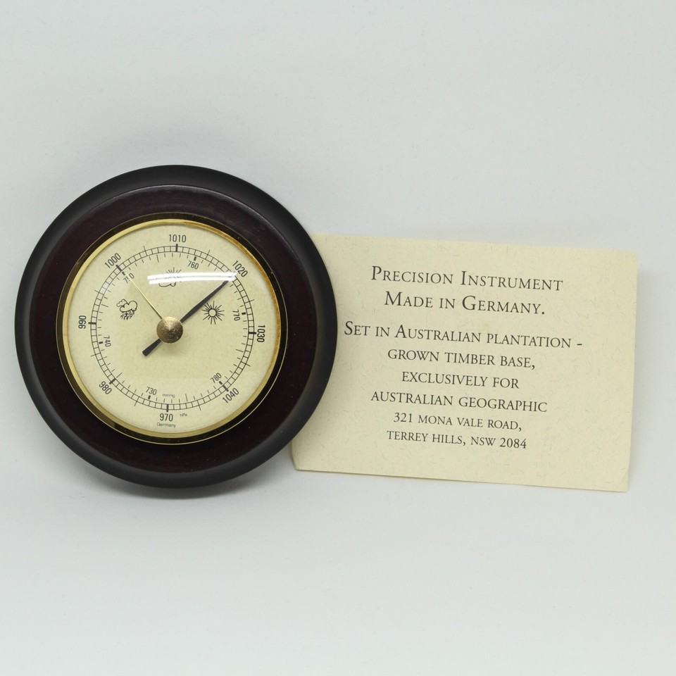 TFA Germany Australian Geographic Barometer Analogue Pressure Weather ...