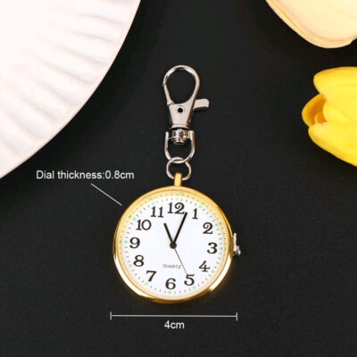 Mini Pocket Watch Keychain Watch Pendant Key Ring Key Holder Keyring ...