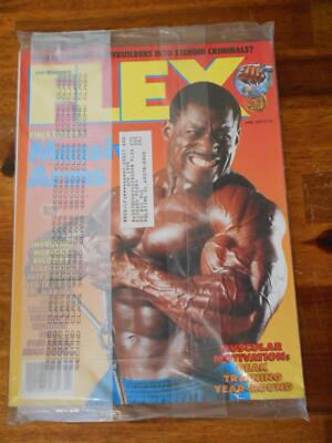 FLEX bodybuilding muscle magazine VINCE TAYLOR 4-92 (New) | eBay