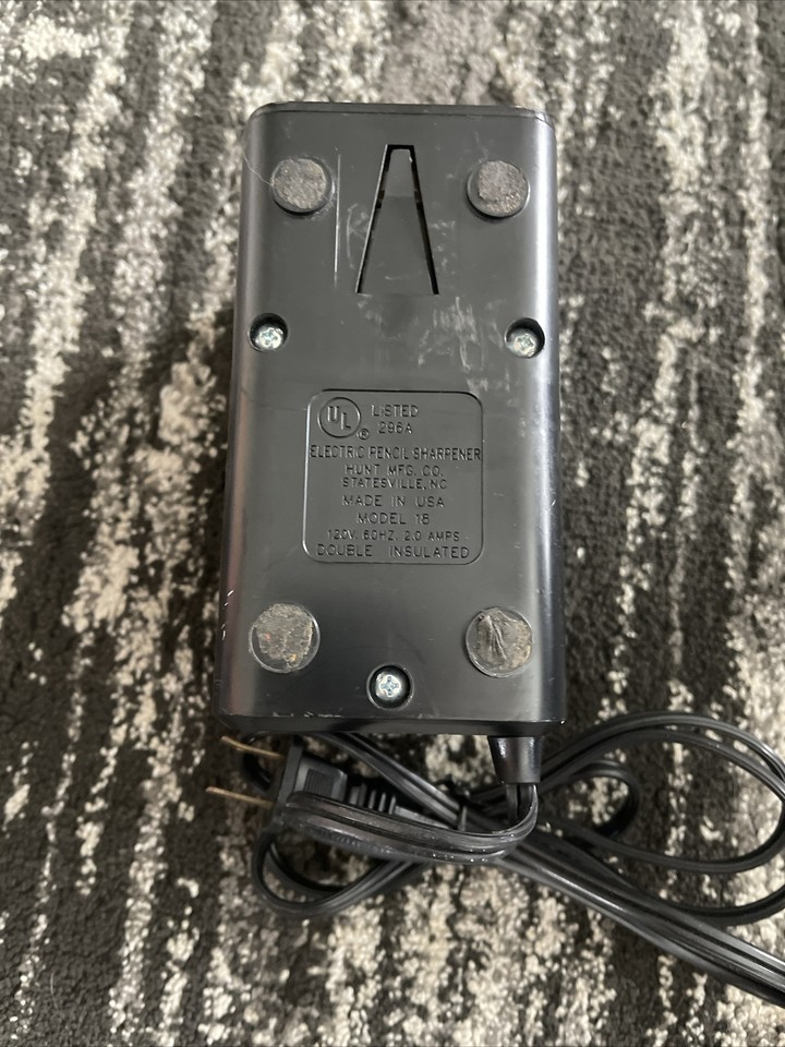 Boston Hunt Electric Pencil Sharpener Model 18 296A Made in USA TESTED ...