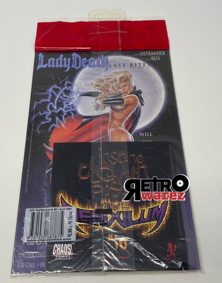 Insane Clown Posse - The Pendulum 10 Comic Book SEALED CD ICP Juggalo ...