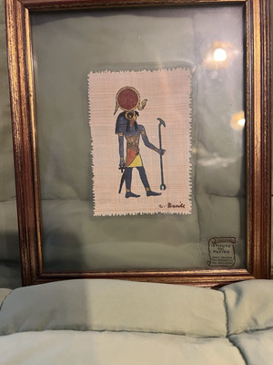 Egyptian Painting Signed “C Benile” | eBay