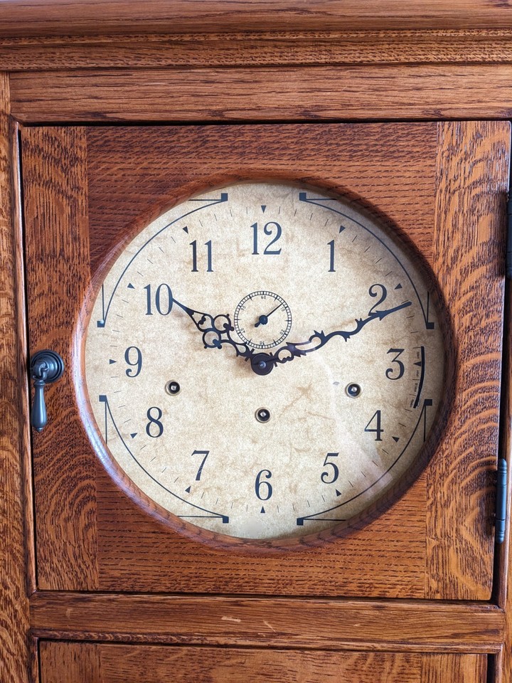 Mission Style Grandfather Clock -- Handcrafted Stickley Reproduction | eBay