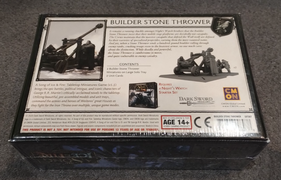 A Song of Fire and Ice: Builder Stone Thrower | eBay UK