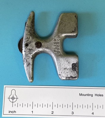 Vintage DUZ-ALL Flight Wrench, Glenn Jones, Ontario, CAL., Aluminum ...