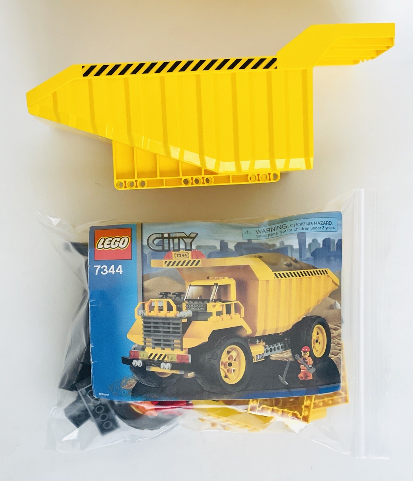 Lego Town City 7344 Dump Truck Complete w/instruction No Box | eBay