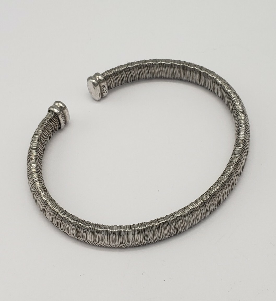 DESIGNER JCM JACMEL MAURITIUS ITALY STERLING SILVER CUFF BRACELET | eBay