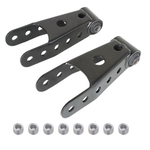 2"-3" Rear Lowering Drop Shackle Kit For 07-18 Chevy GMC Silverado ...