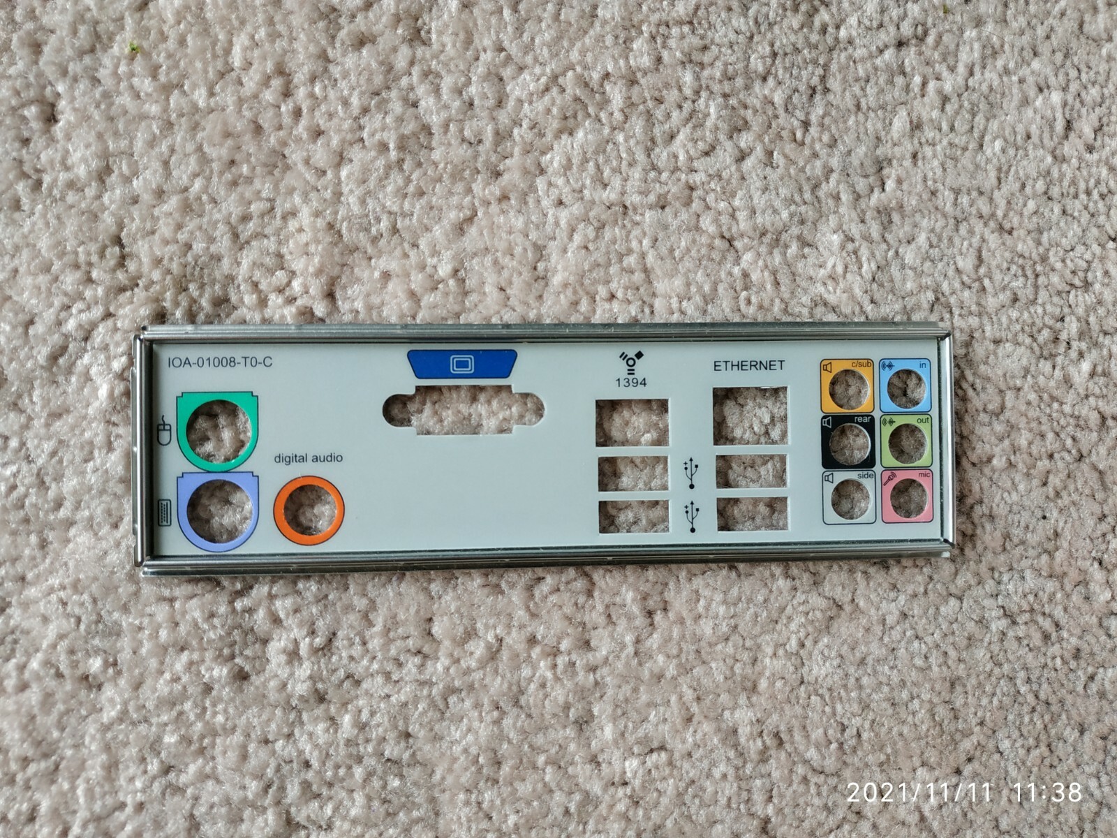 #IOP250 - HP Pavilion Desktop Motherboard I/O Panel IOA-01008-T0-C(B ...