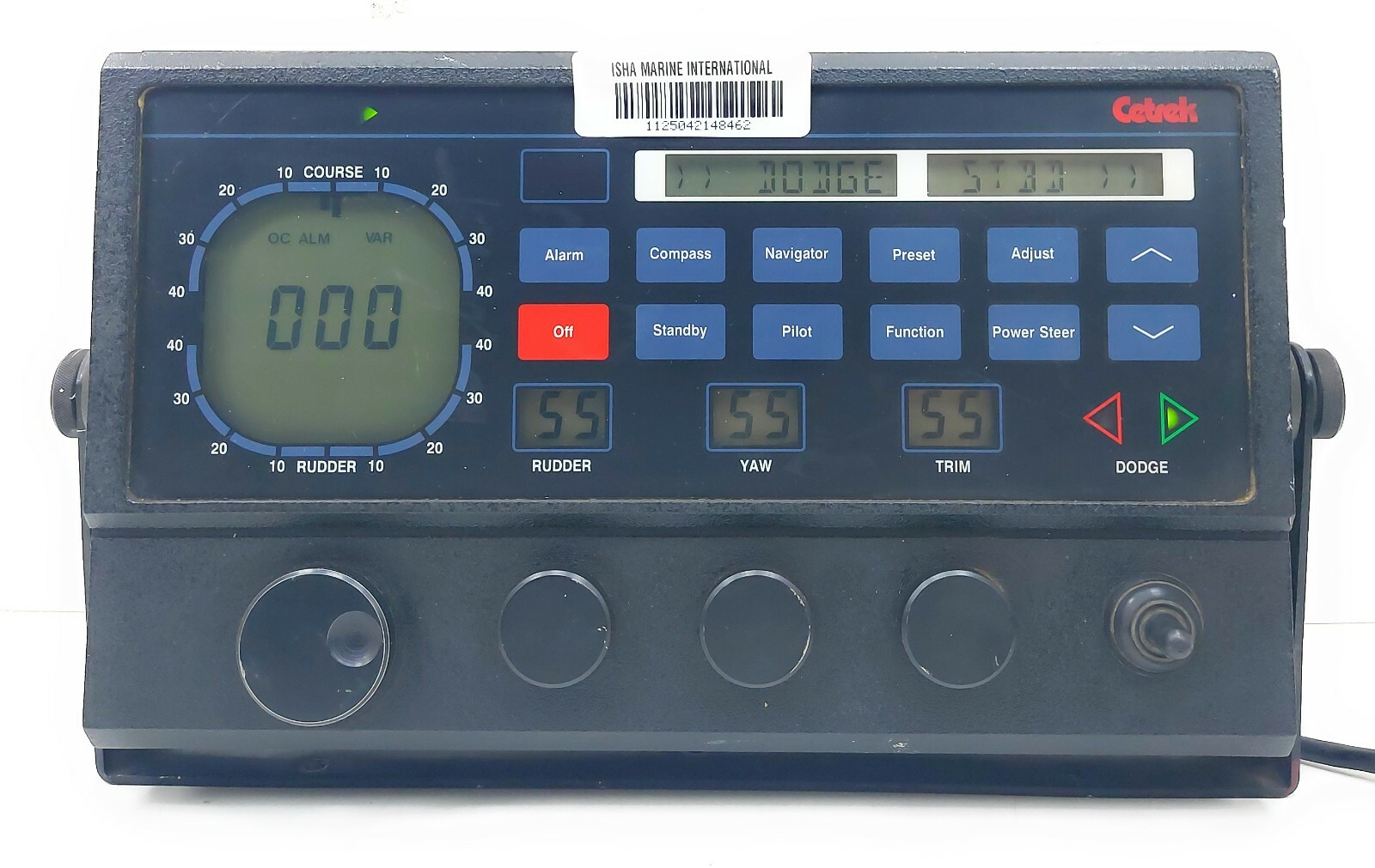 Cetrek 930-747 Boat Marine Autopilot Control Head And Compass Display ...