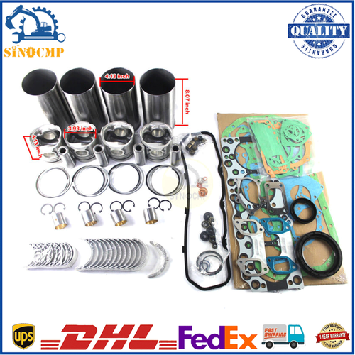 For ISUZU 4BD2 4BD2T Overhaul Rebuild Kit Engine NPR ELF NQR Truck ...