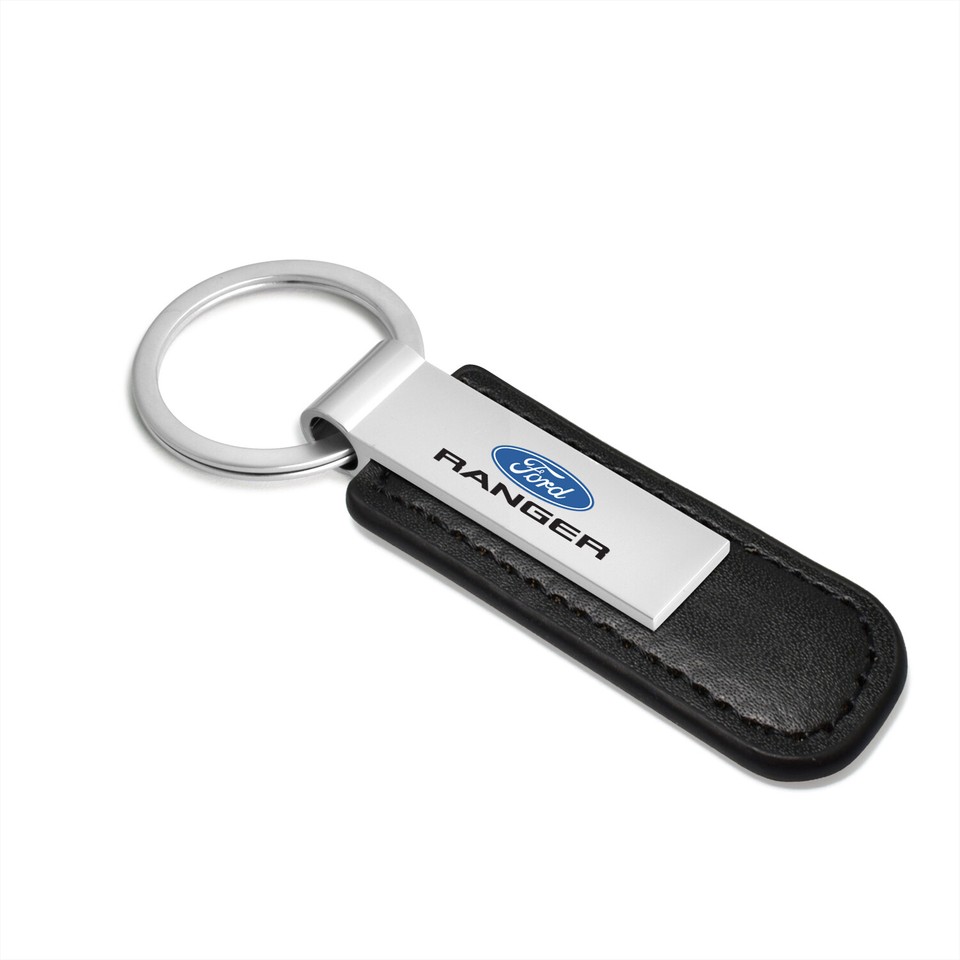 Ford Ranger Black Leather Strap Key Chain Keychain Key-ring Key | eBay