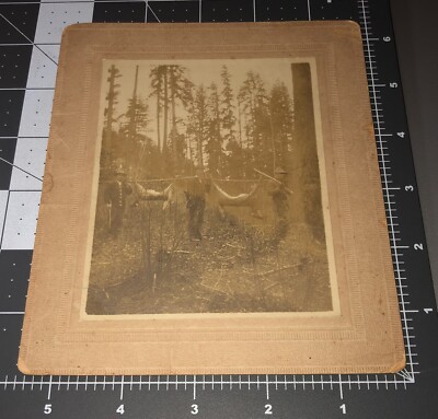 1900s Men DEER HUNTING Hunters Hunt Rifle Gun Shotgun Antique PHOTO | eBay