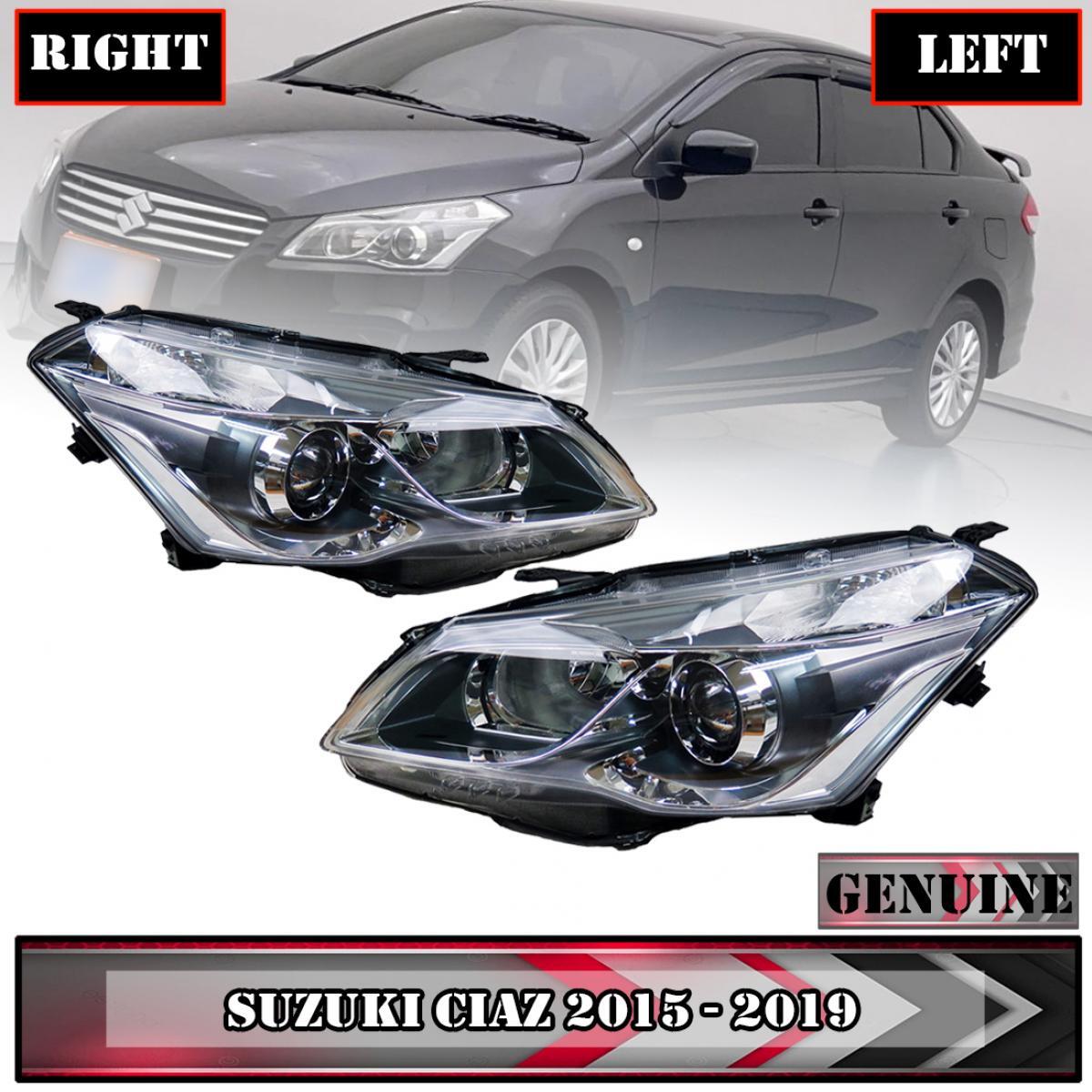 Genuine Head Lamp Light Projector RH LH Pair Fit Suzuki Ciaz 2015-2019 ...