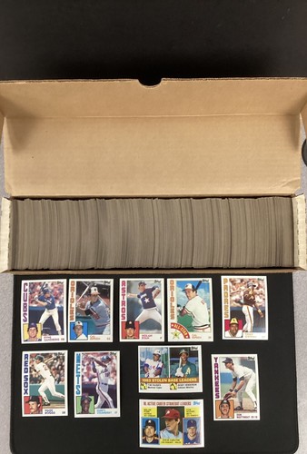 1984 Topps Complete Baseball Card Set Don Mattingly Darryl Strawberry ...
