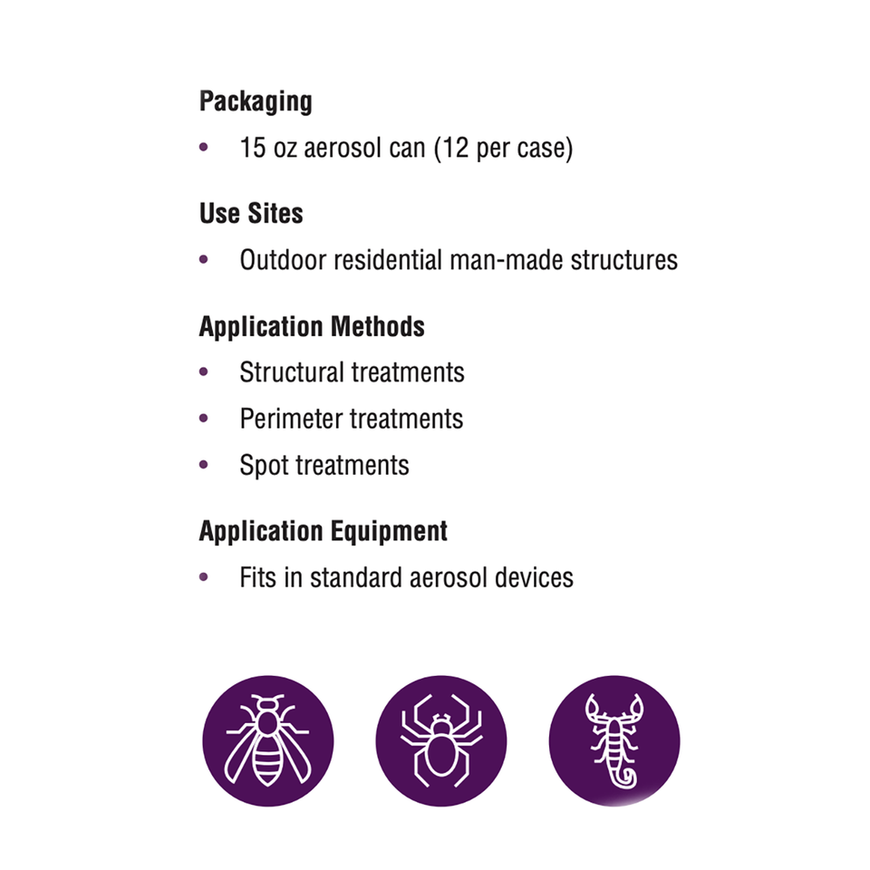 Onslaught PowerShot Wasp & Hornet Spray 15oz Aerosol by MGK | eBay