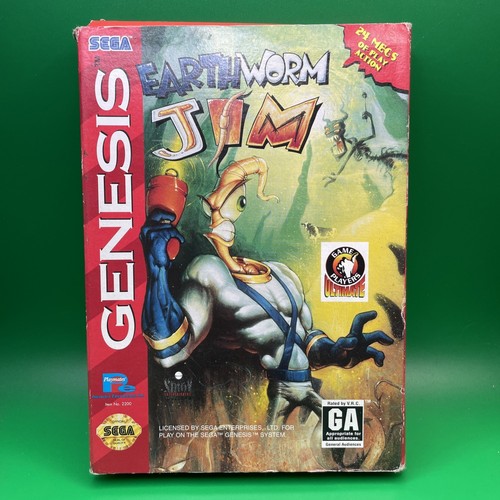 Earthworm Jim Sega Genesis No Manual 796298022007| eBay
